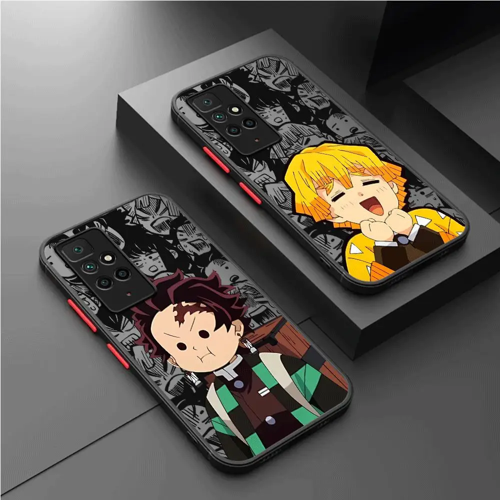 Demon-Slayer-Phone-Case-for-Xiaomi-Redmi-Note-11T-9-10-Pro-12-9S-11S ...