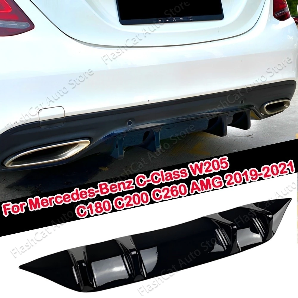 Car-Rear-Bumper-Diffuser-Lip-For-Mercedes-Benz-C-Class-W205-C200-C260-AMG-Line-2019.jpg