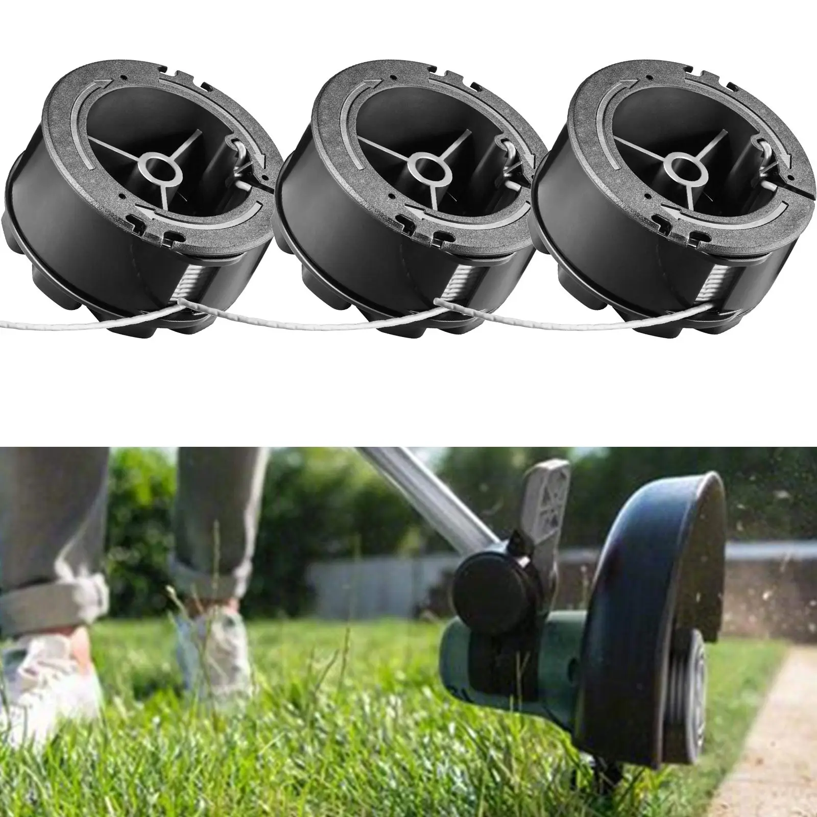 3pc-Spool-Grass-Trimmer-Accessories-For-Bosch-Line-Spool-Universal ...
