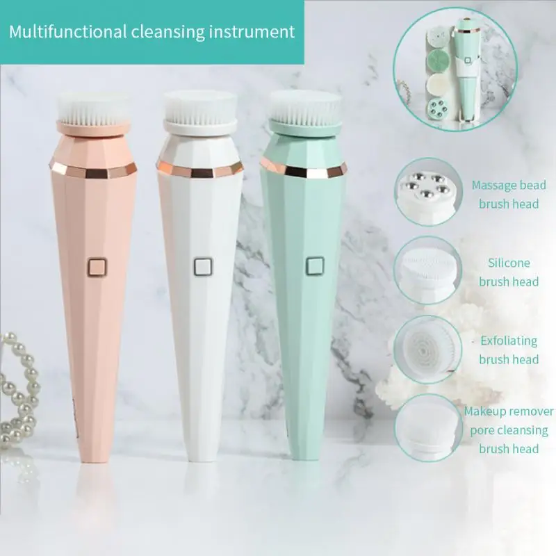 New-Electric-Cleansing-Instrument-Silicone-Cleansing-Brush-One-Machine ...