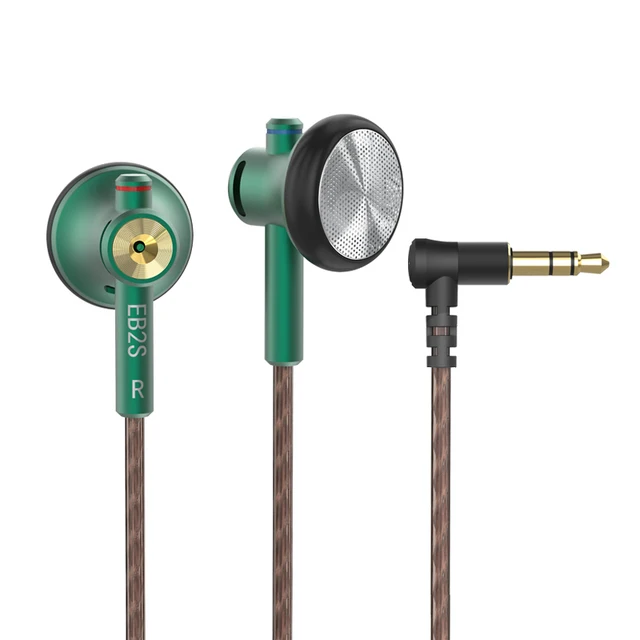 NiceHCK EB2S 3.5mm 4.4mm Metal CNC HIFI Earbud 15.4mm LCP Dynamic Music ...