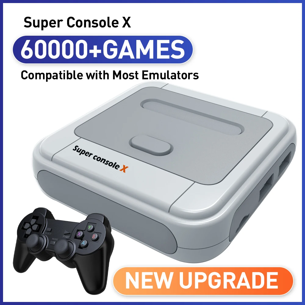 Super-Console-X-60000-Classic-Video-Games-Console-Wireless-Emulator ...