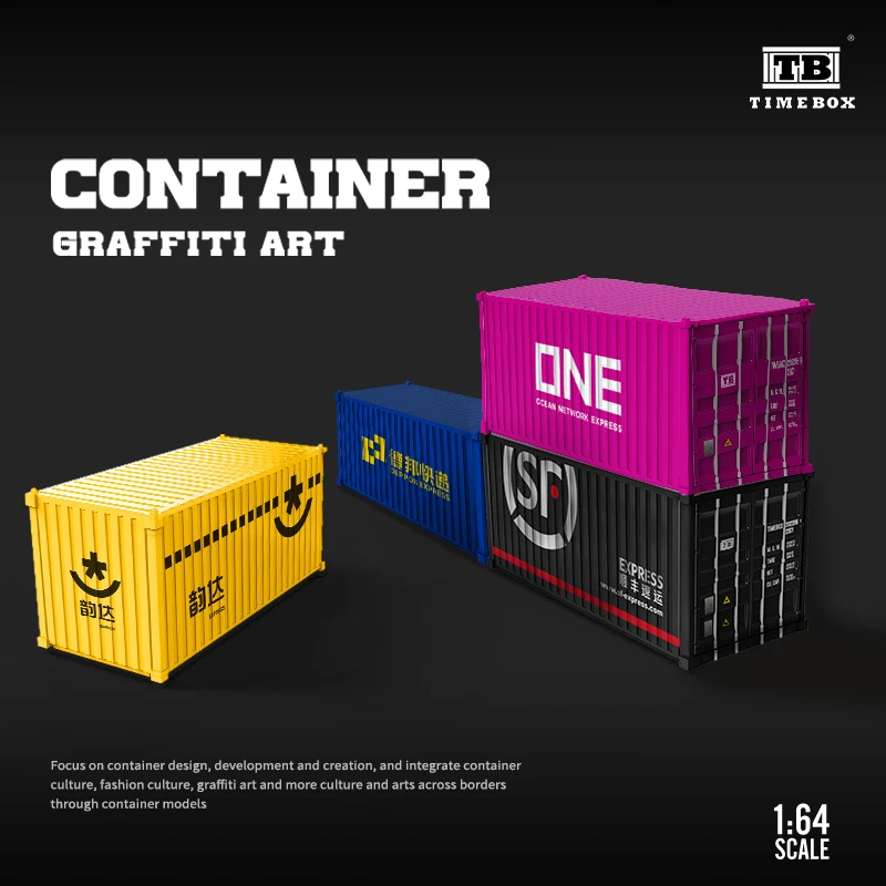 Time-Box-Diecast-Graffiti-Container-Tema-Log-stica-para-Cole-o-Model ...