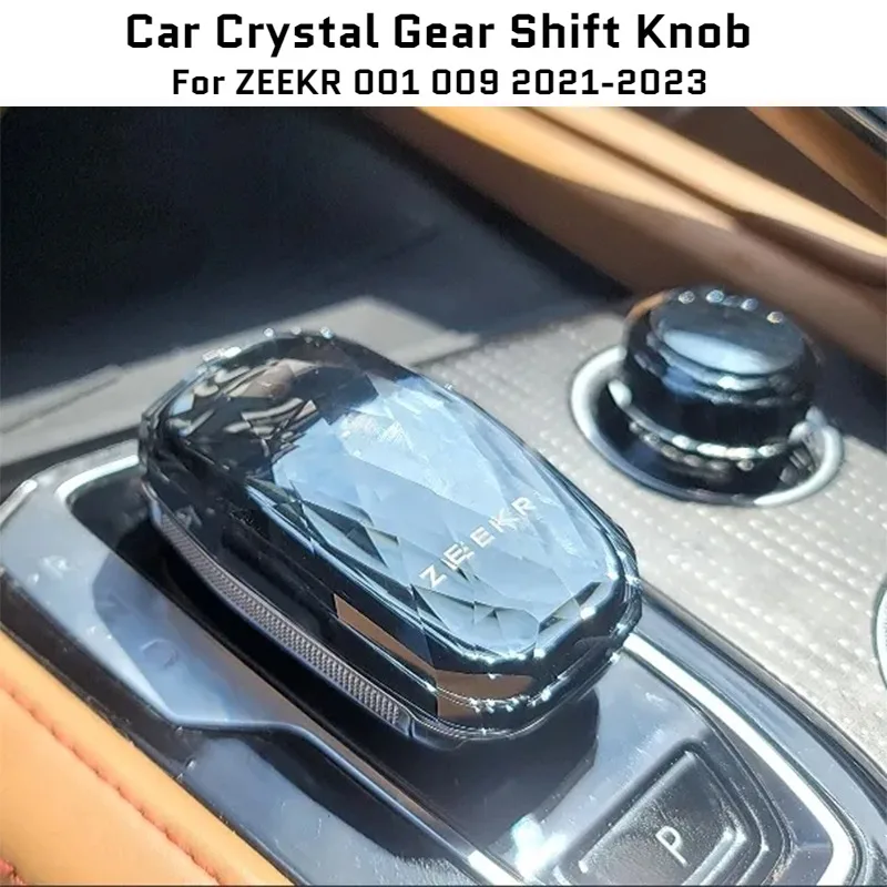 Car Crystal Gear Shift Knob for ZEEKR 001 009 2021-2023 Dark Knight ...