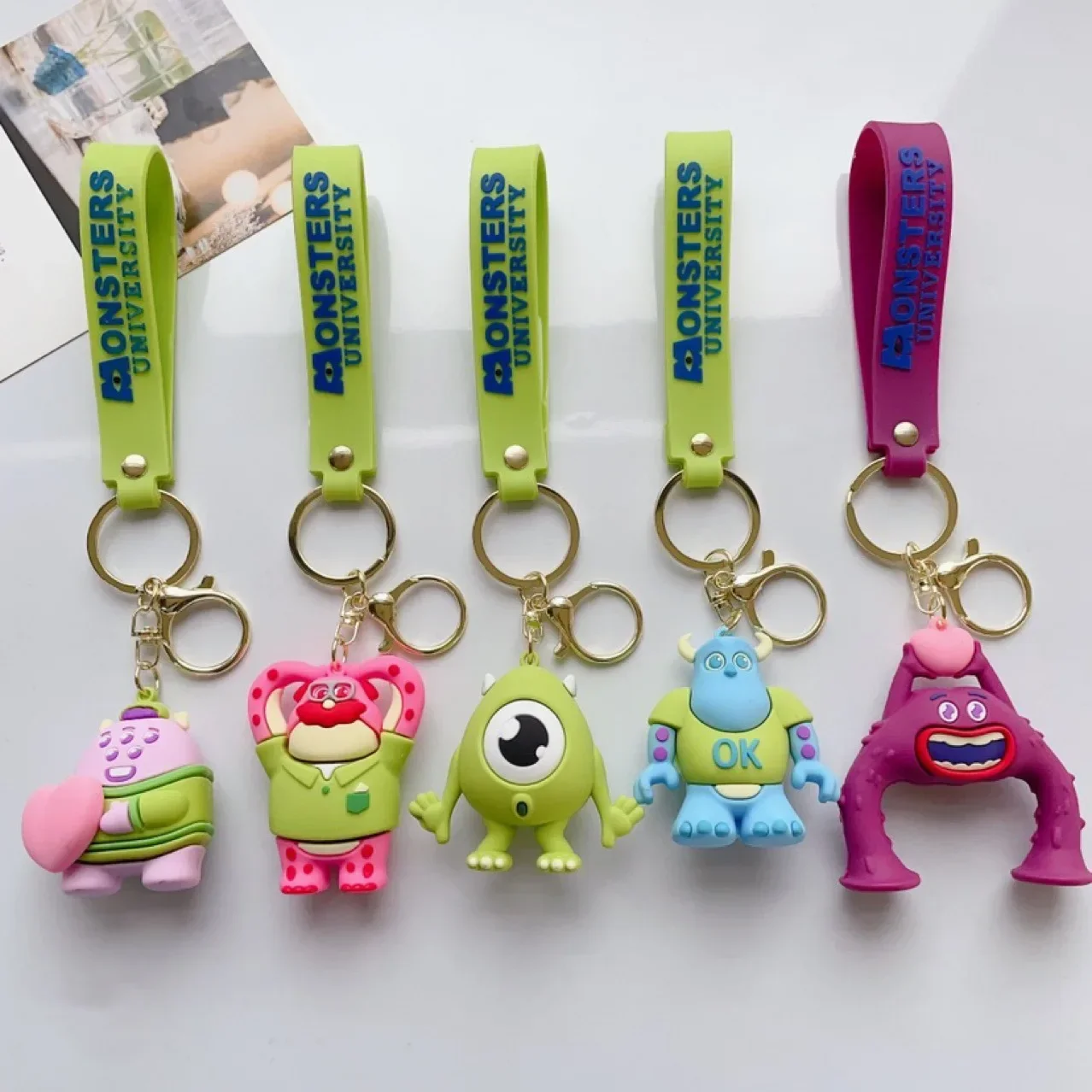 Cute-Cartoon-Disney-Monsters-University-Keychain-Pendant-Fashion-Car ...