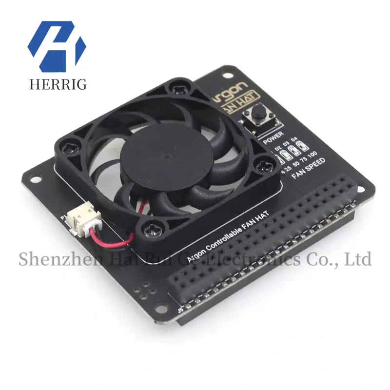 Raspberry Pi 4 Model B Cooling Fan Raspberry Pi 4B/3B Intelligent ...