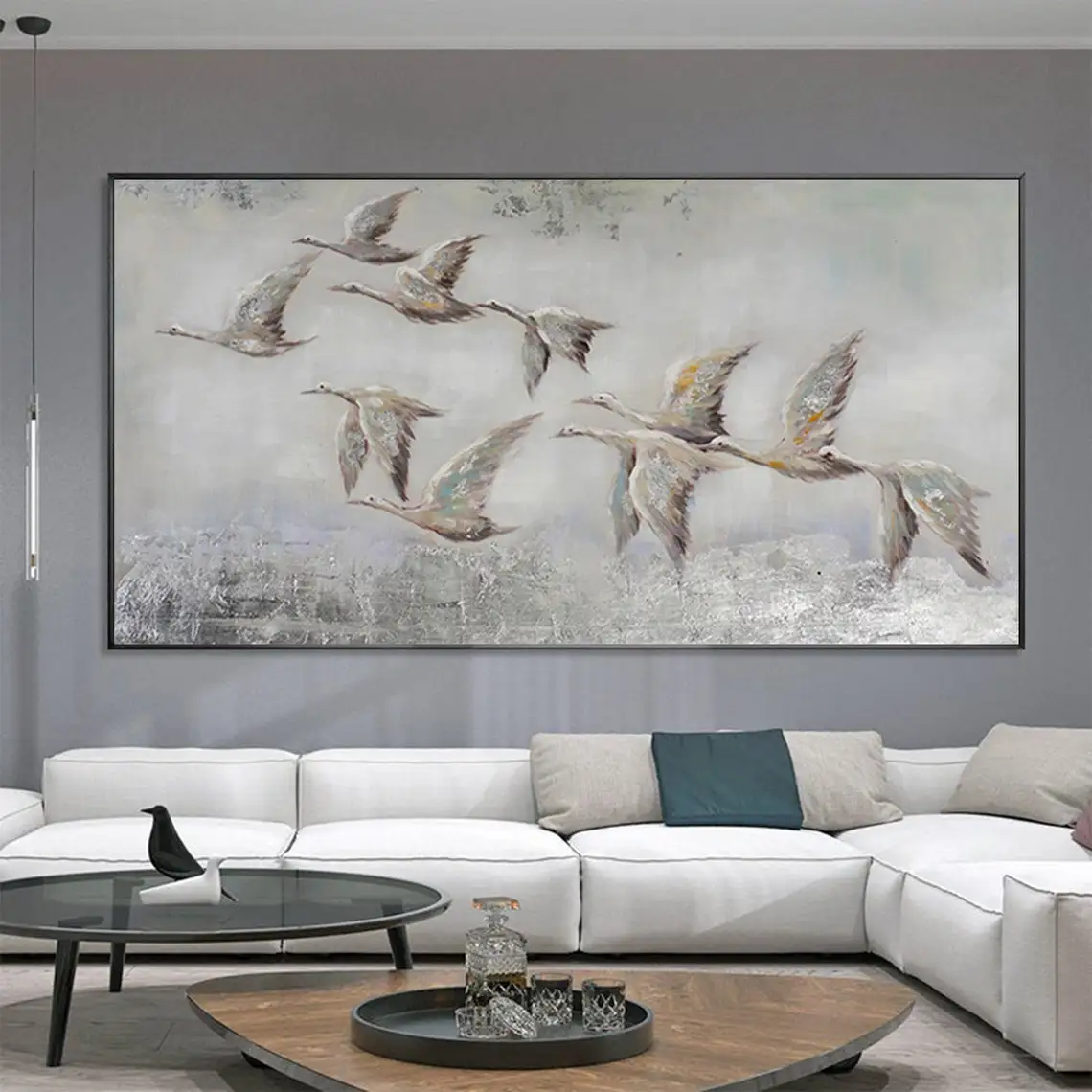 Abstract-Landscape-Oil-Painting-Canvas-Hand-Painted-Large-Textured ...