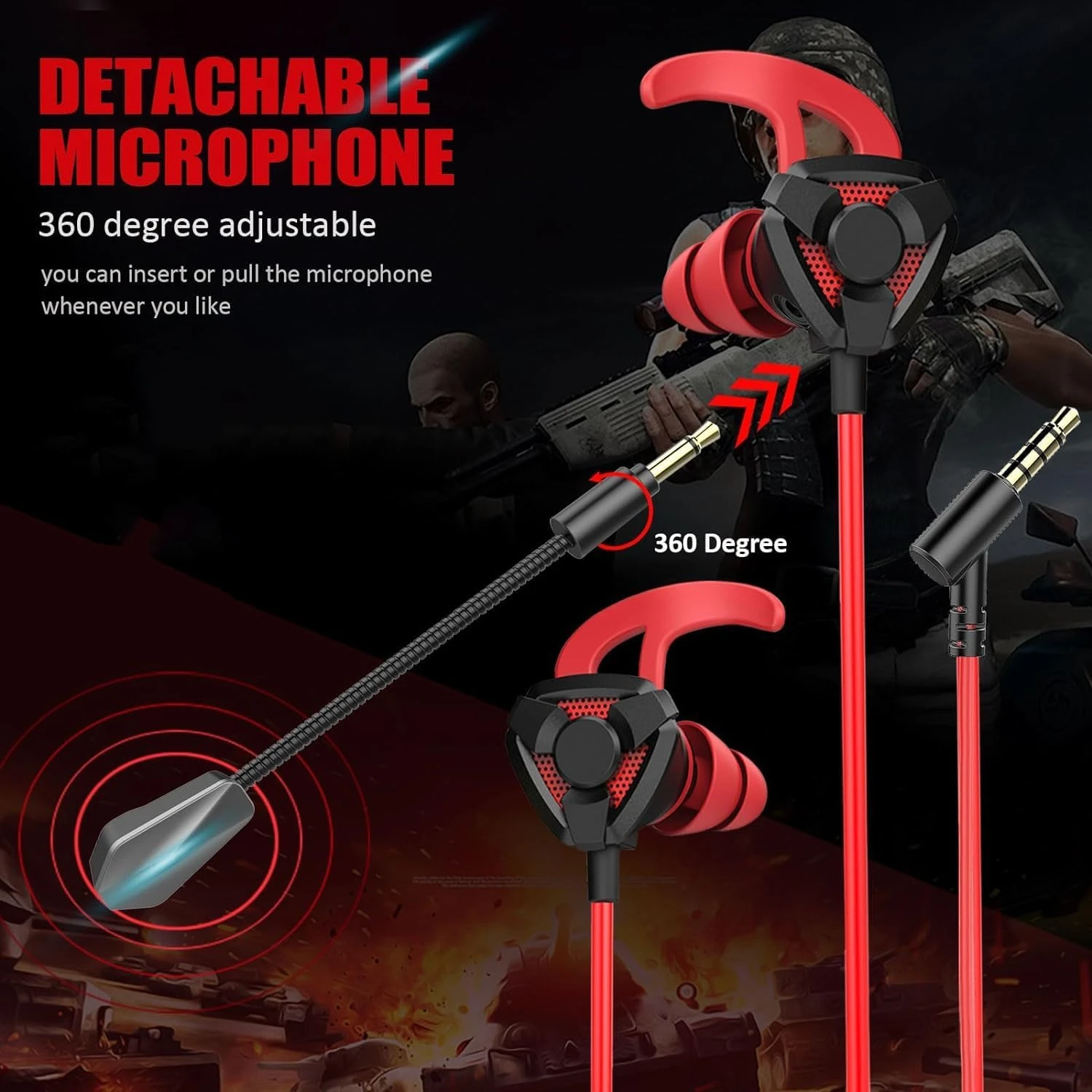 Universal-Gamer-Headphones-Wired-Earphone-Gaming-Earbuds-With-Mic ...