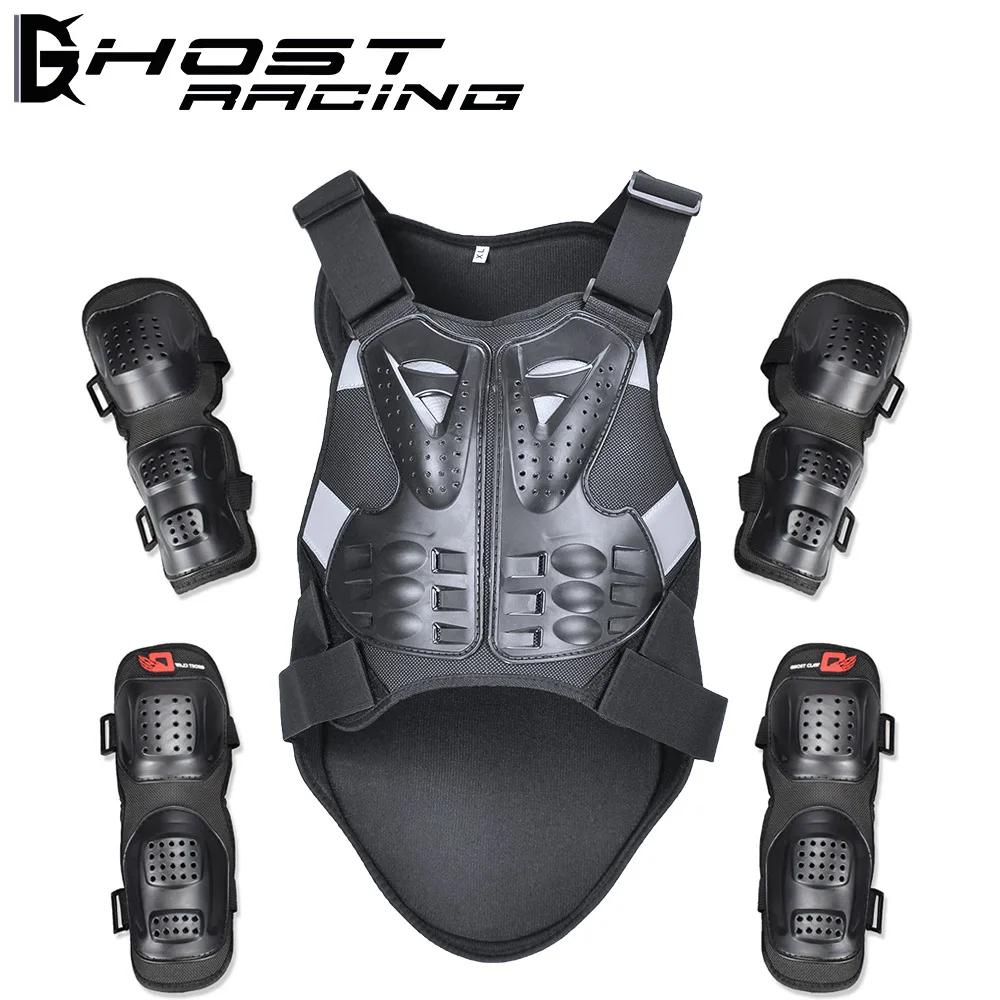 GHOST-RACING-Motorcycle-Jacket-Motocross-Body-Protector-Riding-Moto ...
