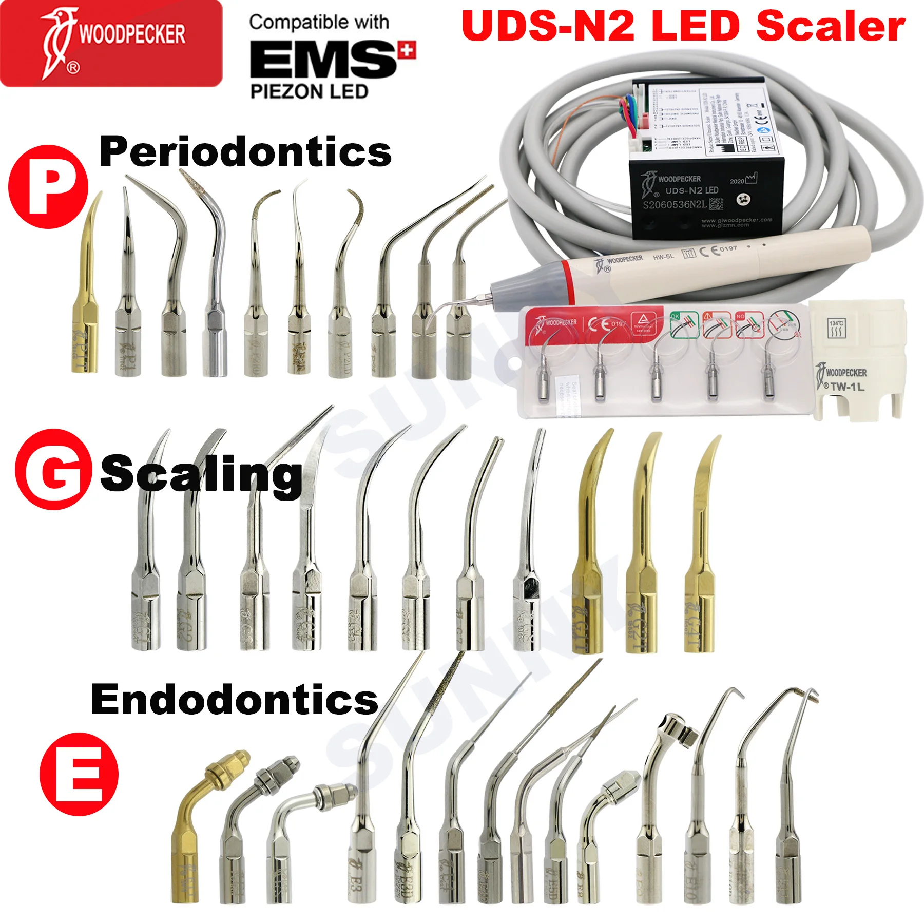 Woodpecker-Dental-Scaler-Tips-Ultrasonic-Scaler-UDS-N2-LED-Fit-EMS ...