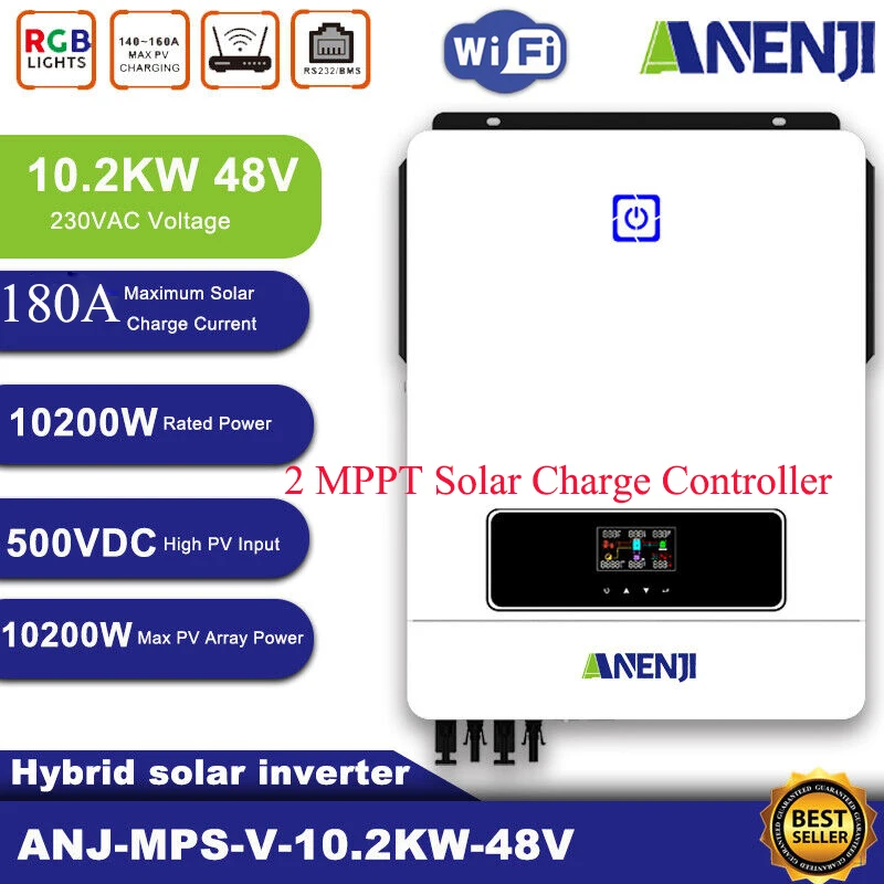 10-2KW-48V-Hybrid-Solar-Inverter-220VAC-Off-Grid-Tie-Inverter-Pure-Sine ...