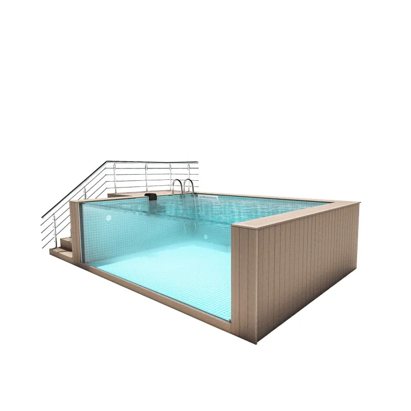 AUPOOL-3040L-Above-Ground-Endless-Infinity-Transparent-Acrylic-Glass ...