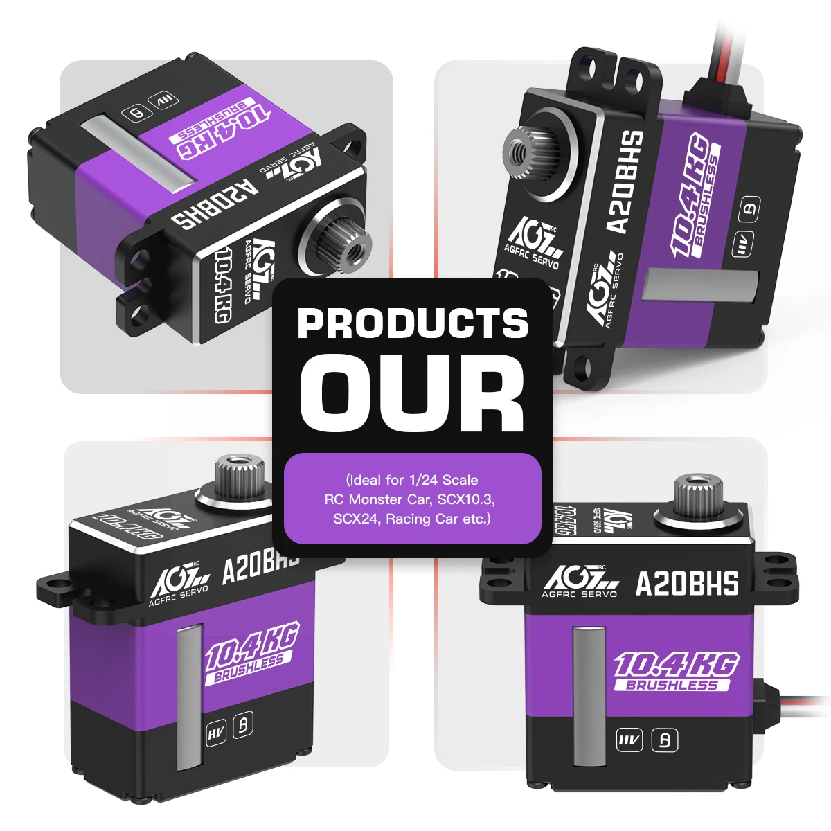 AGFRC-Brushless-Servo-A20BHS-10-4KG-Fast-Speed-Digital-Micro-RC ...