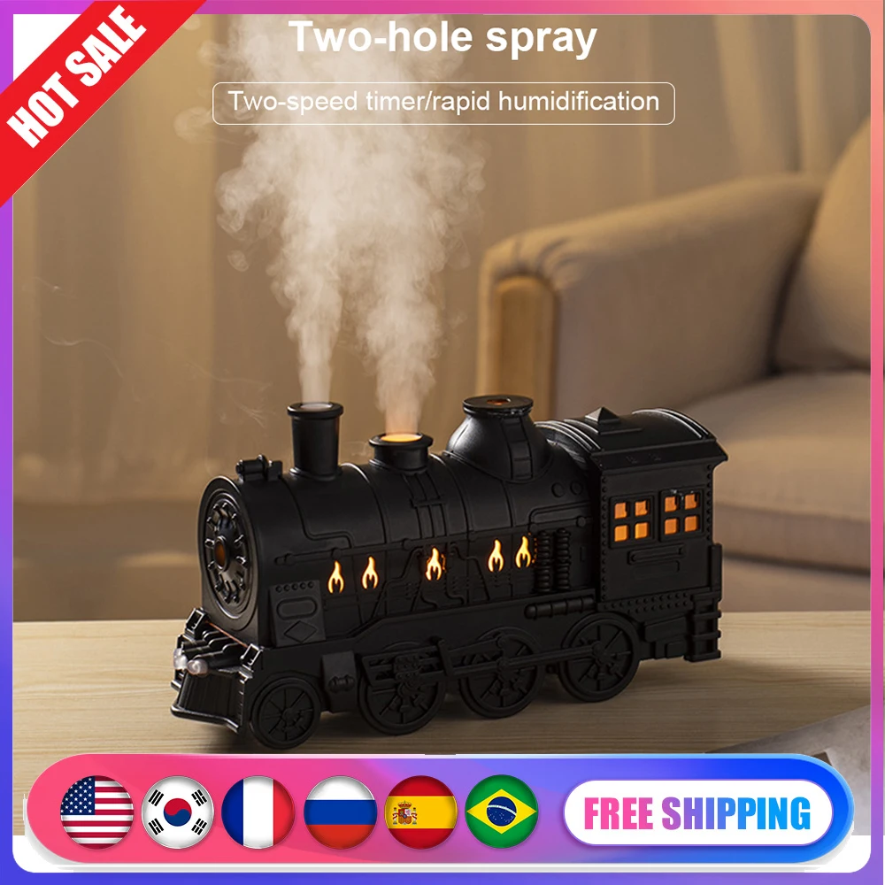 300ml-Mini-Train-Shape-Essential-Oil-Diffuser-with-Light-Cool-Mist-Air ...