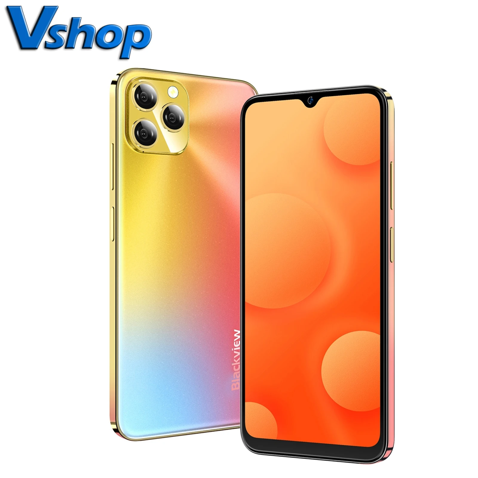 Blackview A95 Global Version 8GB+128GB Helio P70 Mobile Phone 4380mAh 6.528 inch Android 11 ...