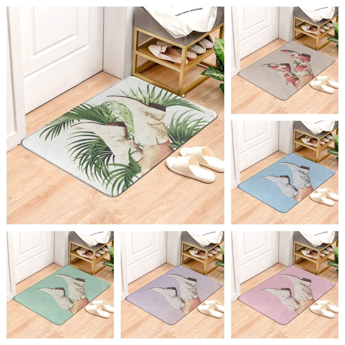 Kawaii-Color-foot-Welcome-Floor-door-mat-Printed-Bathroom-Kitchen ...