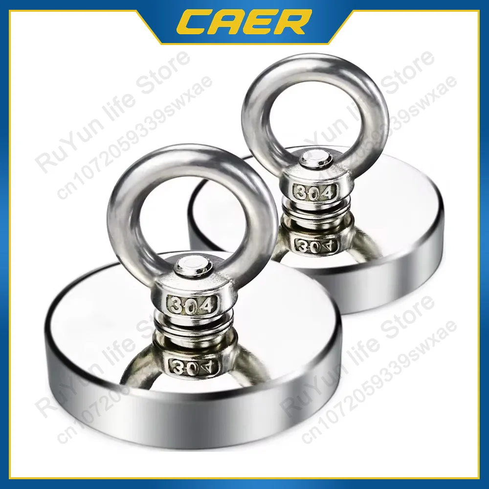 Super-Strong-Neodymium-Fishing-Magnets-Salvage-Magnetic-Hook-with ...