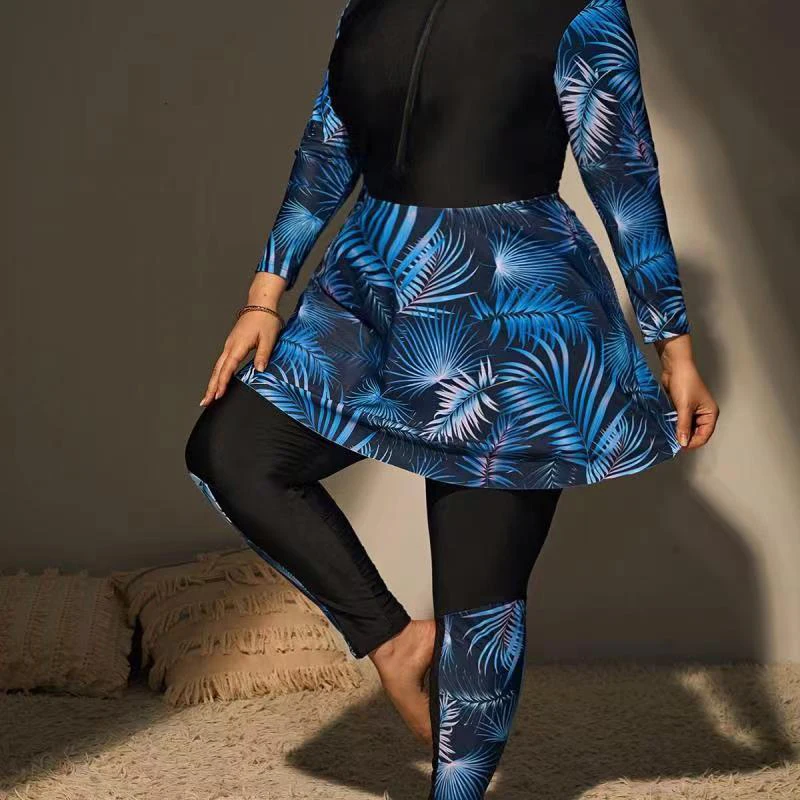 2023-New-Summer-Large-Swimsuits-Plus-Size-Tankini-Sets-Female-Swimwear ...