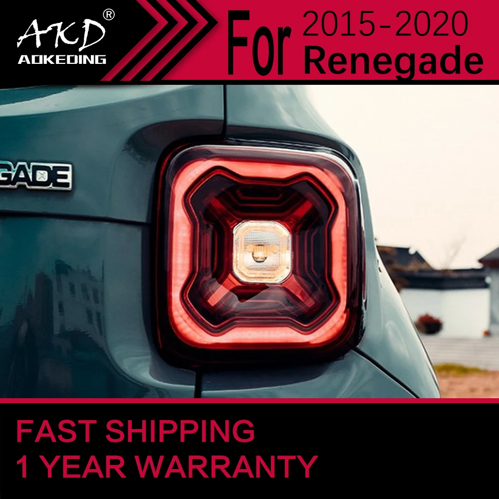 Car Lights for Jeep Renegade LED Tail Light 2015-2020 Renegade Rear ...