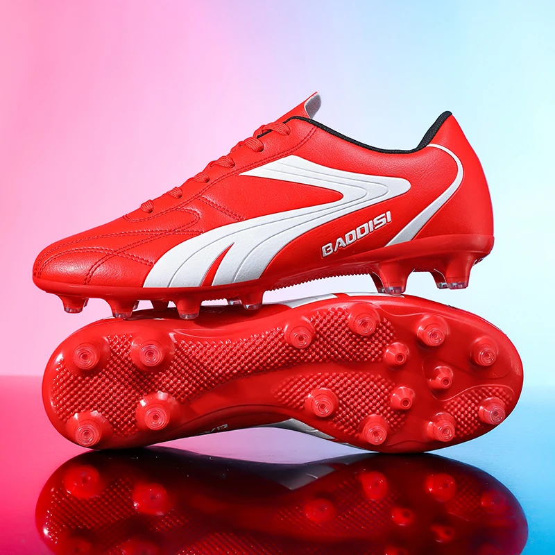 Men Soccer Shoes Breathable Football Boots Futsal Ultralight ...