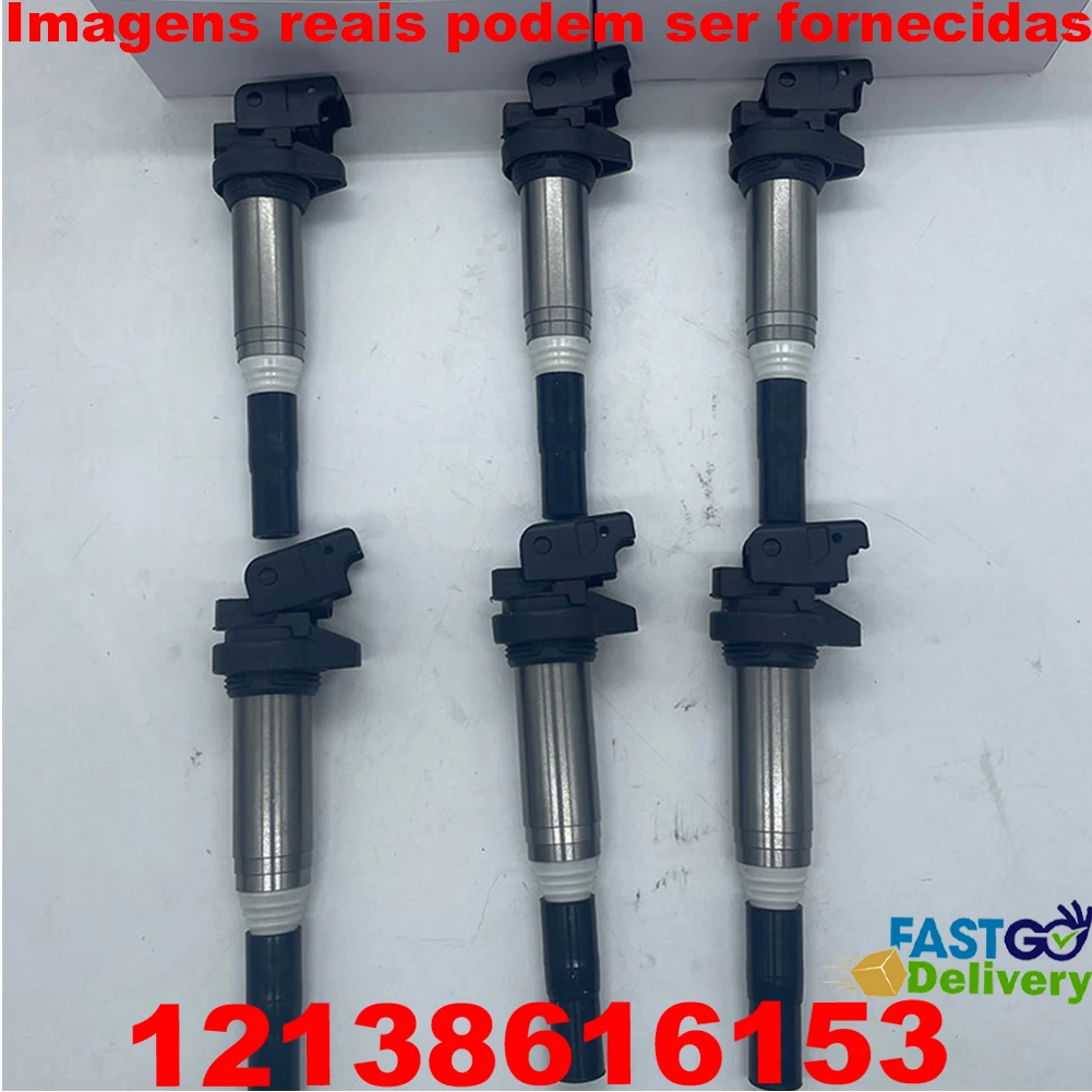 1-6PCS-12138616153-12137594596-Ignition-Coil-For-BMW-E60-E61-F10-F18 ...