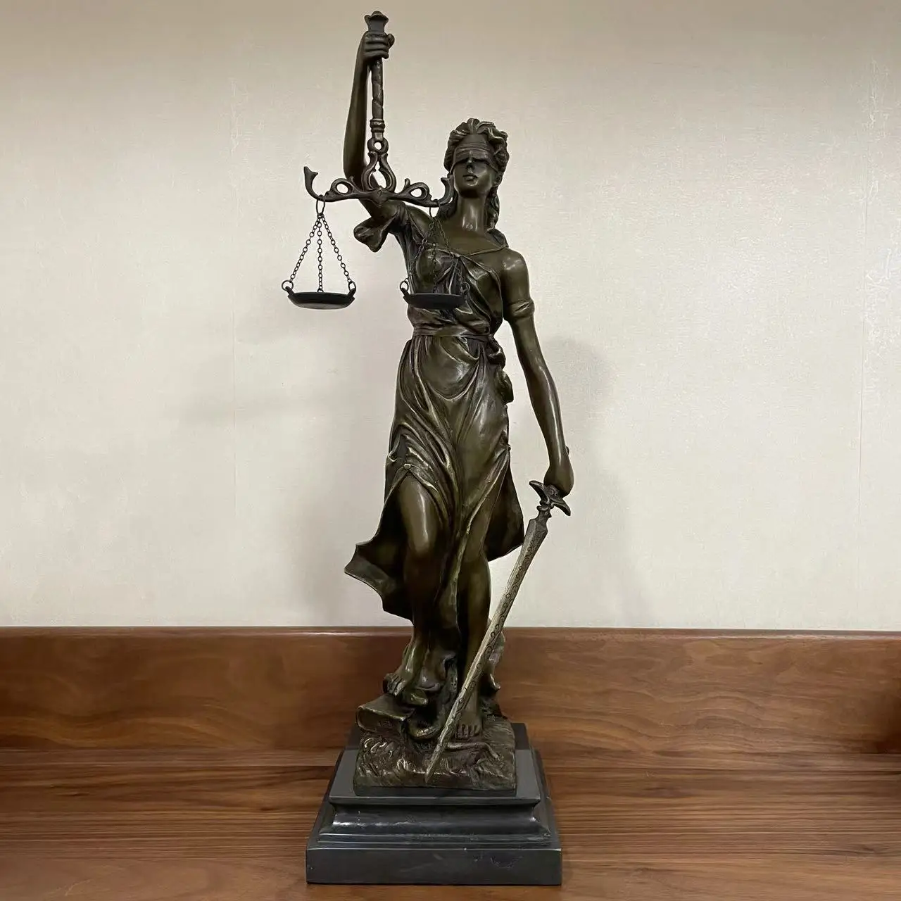 53CM-Large-Lady-Scales-of-Justice-Statue-Bronze-Greek-Goddess-Themis ...