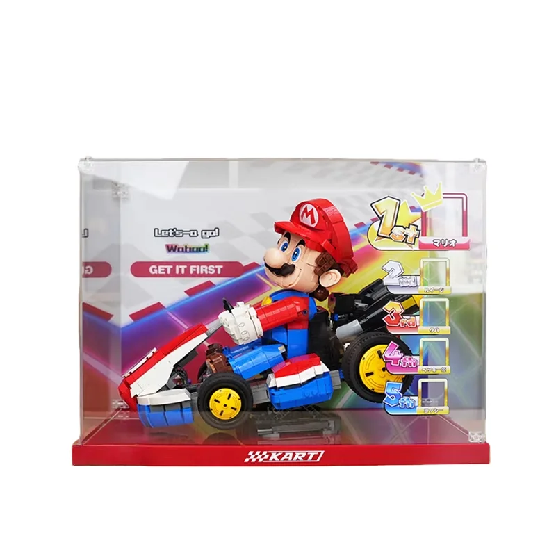 New Acrylic Dustproof Display Box for lego 72037 Standard Kart Display ...