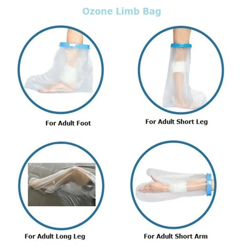 Ozone Therapy Limb Bag for Leg /Foot /Arm With Luer Connection Tubling