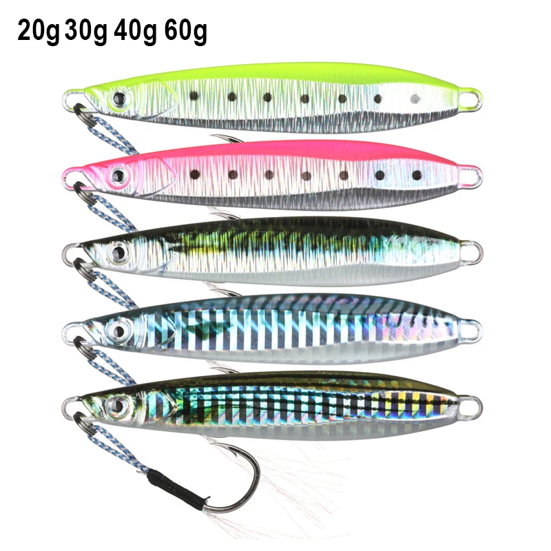 Lures Fish Gear Tackle Accessories 20g/30g/40g/60g Long Shot Sea ...