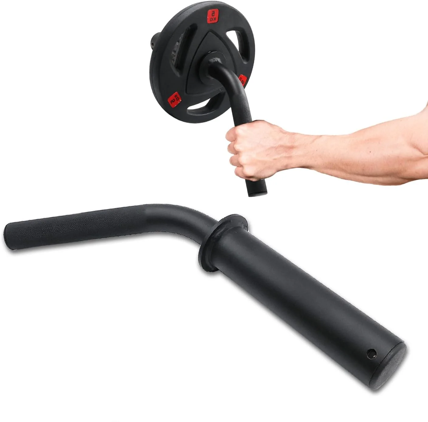 Wrist-Strengthener-Forearm-Hammer-Lever-Bar-for-Arm-Wrestling-Exercises ...