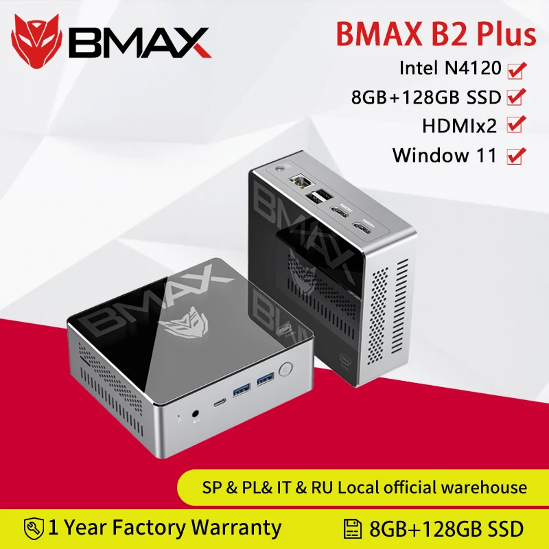 BMAX-B2plus-Portable-Desktop-Mini-PC-with-Intel-9th-Gen-UHD-Graphics ...