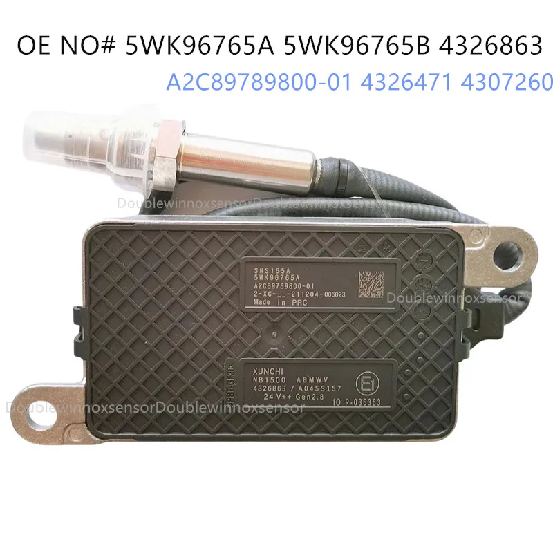 CUMMINS 엔진 트럭 용 5WK96765A 5WK96765B 4326863 NOx 센서 A045S157 A2C89789800 ...