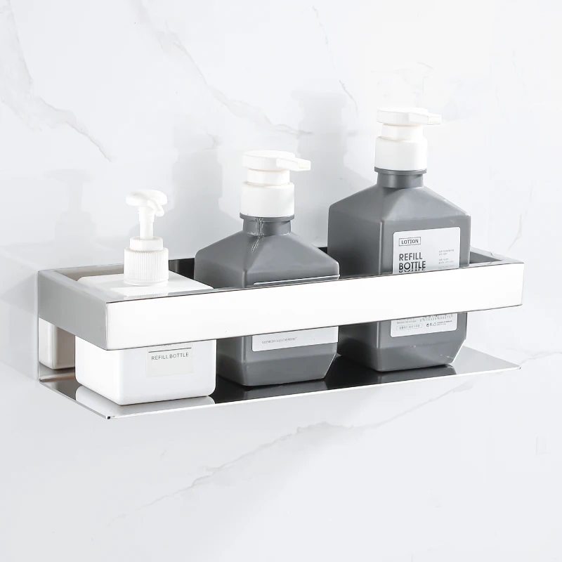 Stainless-Steel-Shower-Shelf-Corner-Bathroom-Organaizer-Storage-Shampoo ...