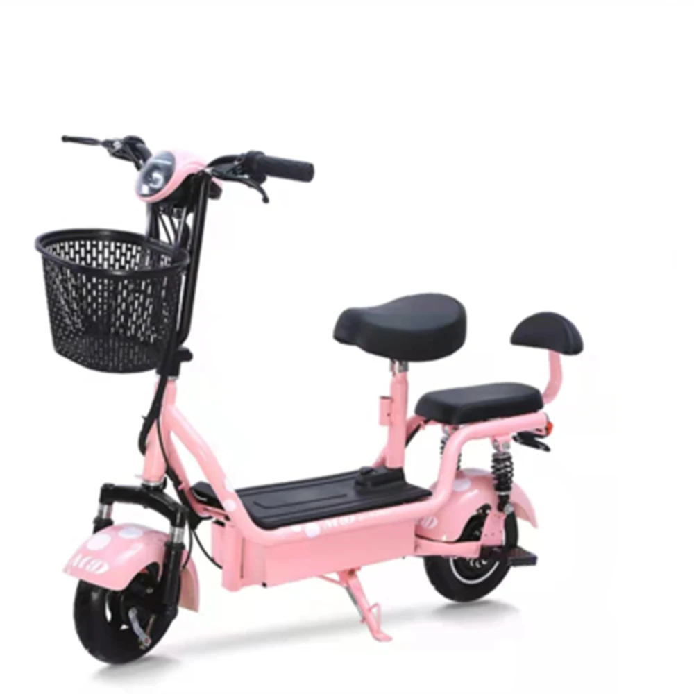 10 Inch Folding Electric Bicycle 12ah Lithium Battery 48v Small Mini ...