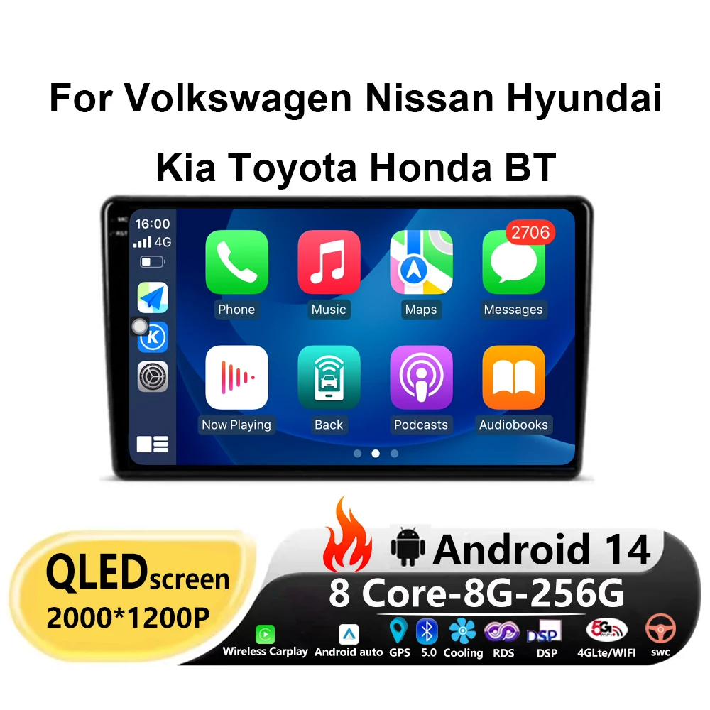 Auto-Carplay-Android-14-DTS-FYT-2000-1200-All-In-One-Universal-Stereo ...