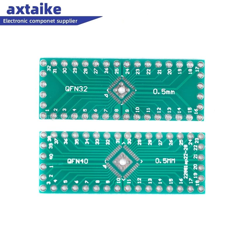 Placa de transferencia DIP Pin, adaptador IC de paso, placa de conversión de 0,5 MM, piezas, QFN ...