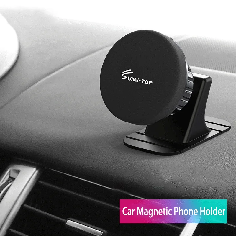 Universal-Magnet-Car-Phone-Stand-Dashboard-Sticky-Mount-Navigation ...