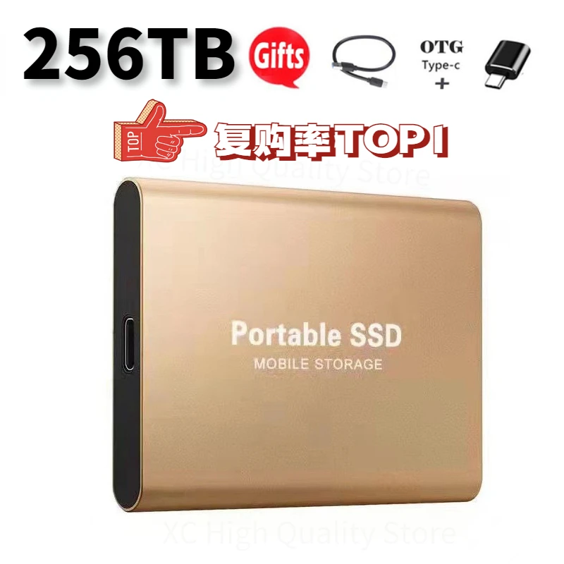 Portable-SSD-256TB-High-capacity-USB-Type-C-Interface-High-speed-Mini ...