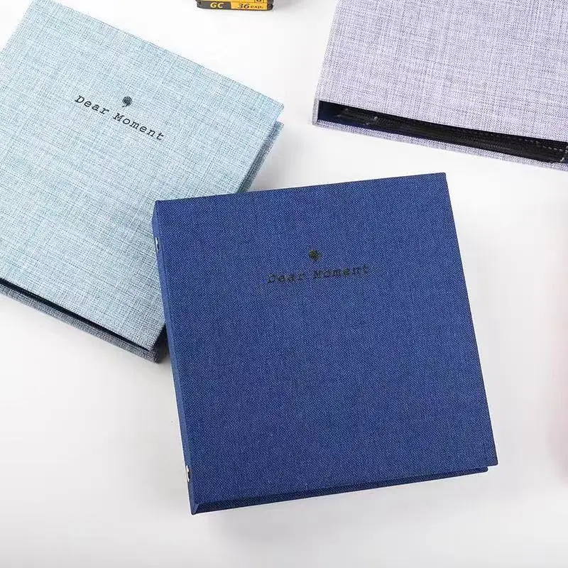 Album photo,purple--Album Photo En Coton Et Lin, 5 Pouces, 50 Pochettes ...