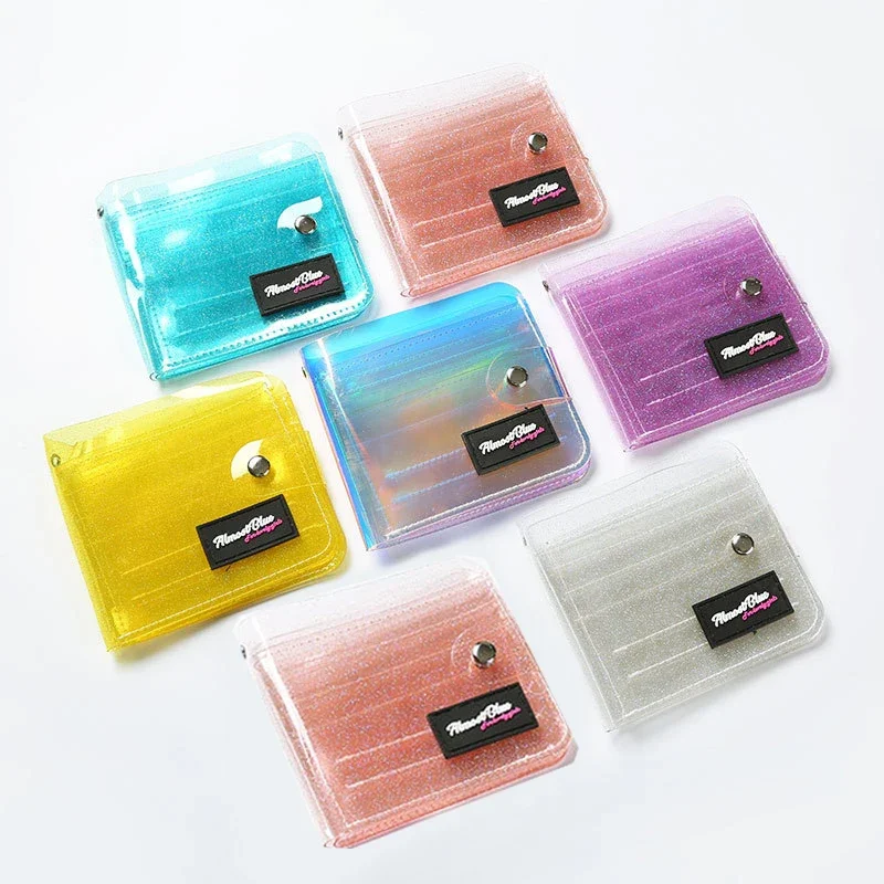 PVC Transparent Card Photo Wallet Case for Women Girl Clear Credit Card ...