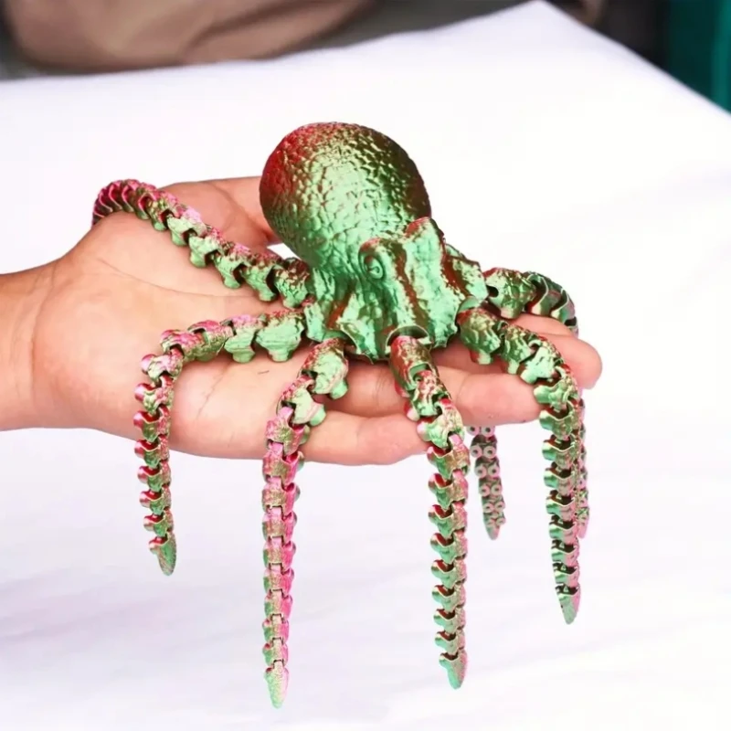 27cm-3D-Printed-Octopus-Doll-Cthulhu-Toy-Fish-Tank-Landscaping ...