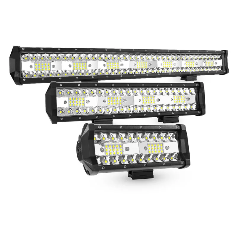 MICTUNING-7-12-20-Five-Row-LED-Work-Light-Bar-36W-72W-126W-Offroad ...