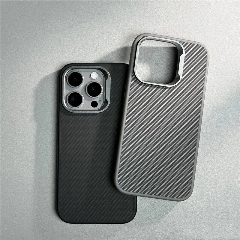 Luxury-Carbon-Fiber-Texture-Simple-Phone-Case-For-IPhone-12-13-14-15-16 ...