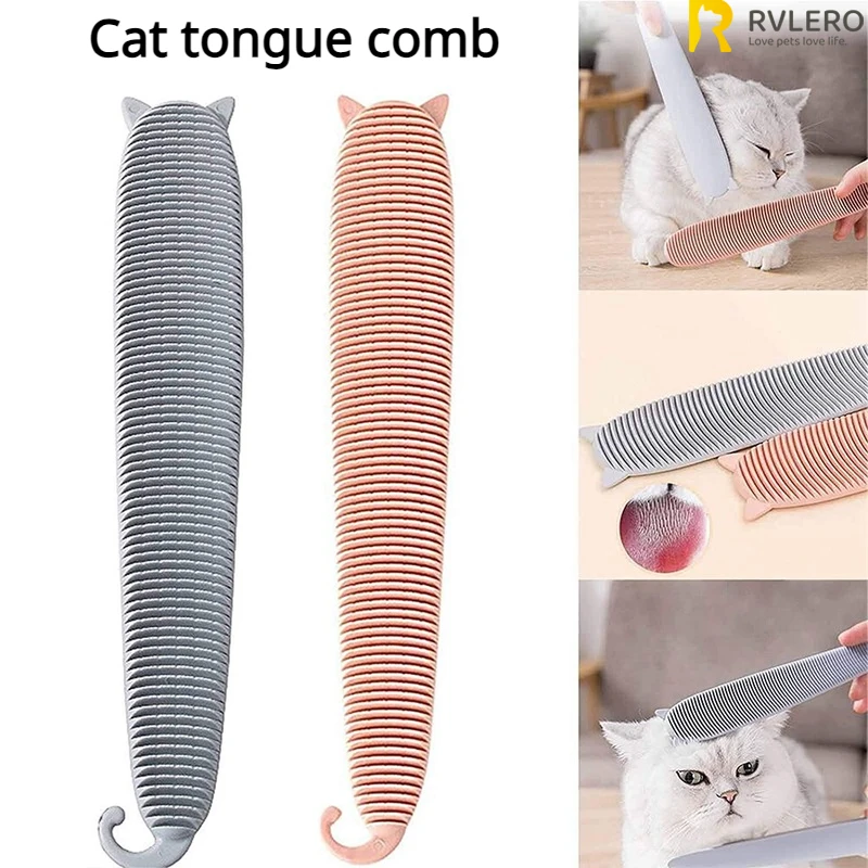 Pet-Comb-Cat-Tongue-Combs-Shower-Massage-Itching-Remover-Hair-Removal ...