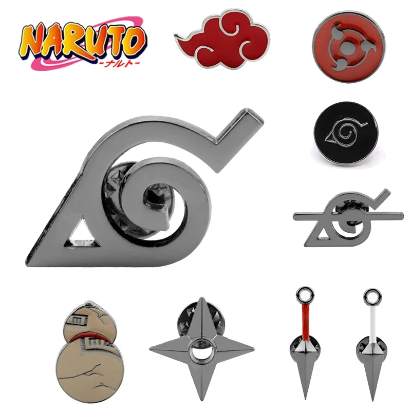NARUTO-Brooches-Anime-Manga-Peripheral-Gifts-Cosplay-Props-Jewelry ...