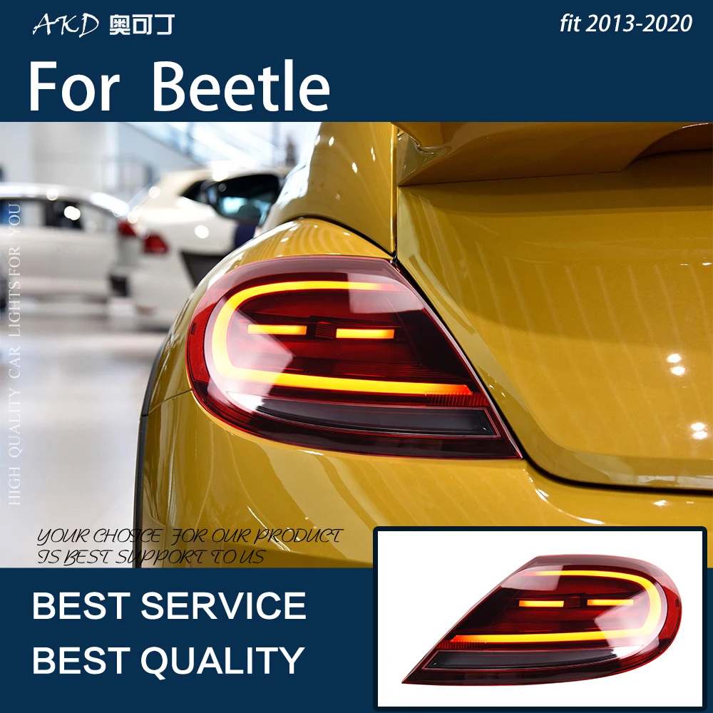 Car Lights For Beetle 2013 2020 LED Auto Taillight Assembly Rear Lamp ...
