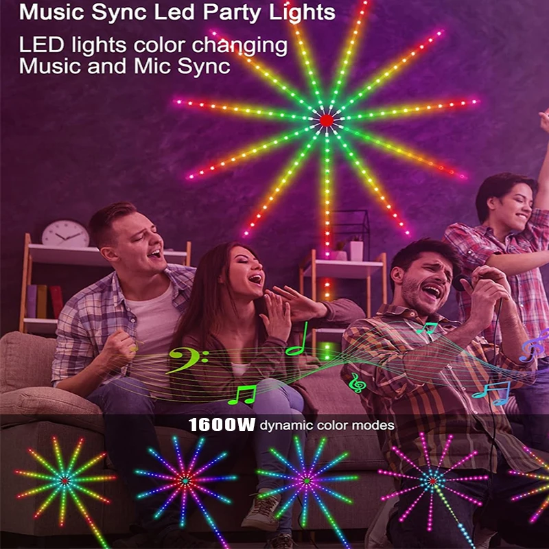Smart-Firework-Led-Lights-Indoor-Led-Fireworks-Lights-Music-Mic-Sync ...