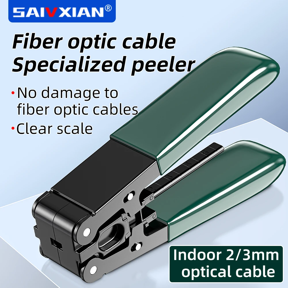 SAIVXIAN Optical Fiber Wire Stripper FTTH Cable Wire Stripper Plier ...
