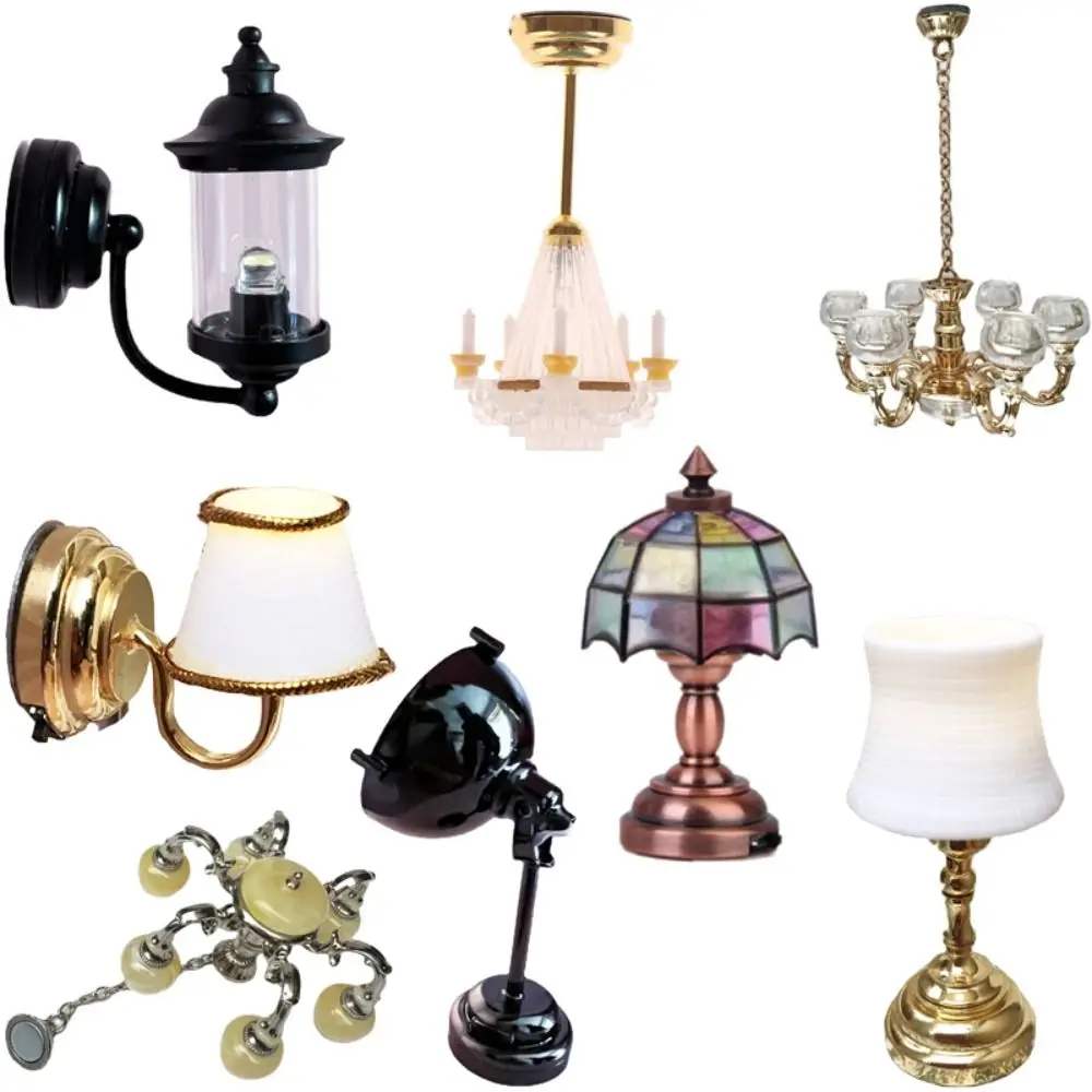 1-12-Scale-Playing-House-Scene-Model-Ornament-Dollhouse-Light-Doll ...