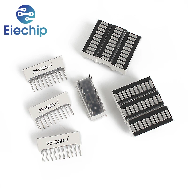 10 Pcs/lot Led Display 10 Segment Bargraph Light Display Module Bar ...